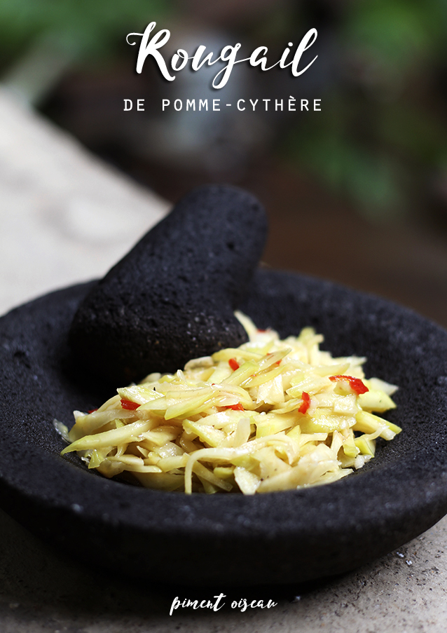 Rougail de pomme-cythère – PIMENT OISEAU